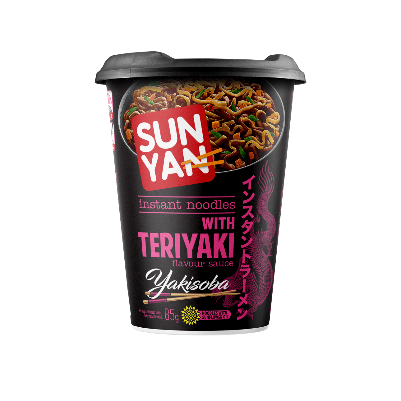Instant noodles Yakisoba, Teriyaki flavour - SunYan